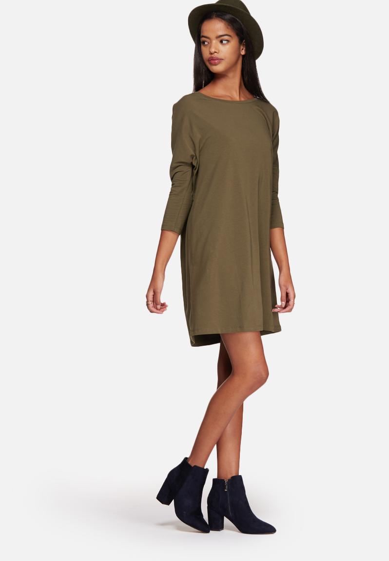 Filo 3/4 Dress - Ivy Green Noisy May Casual | Superbalist.com